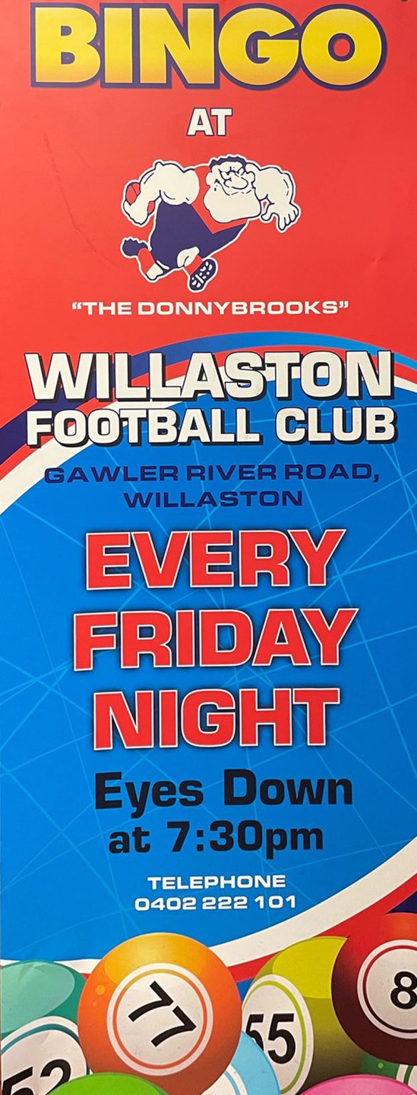 Willaston Bingo - Willaston Sporting Clubs